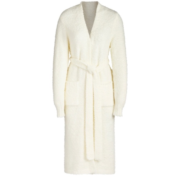 SKIMS | Intimates & Sleepwear | Skims Cozy Knit Robe In Bone Sm | Poshmark